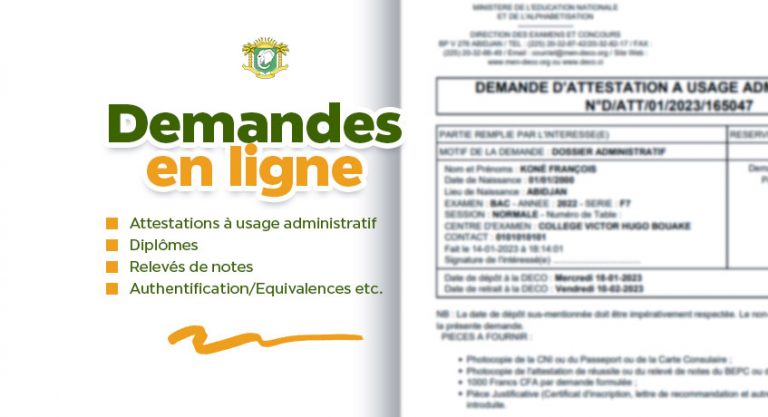 Comment retirer son diplôme du CEPE, du BEPC, du baccalauréat et ou du ...