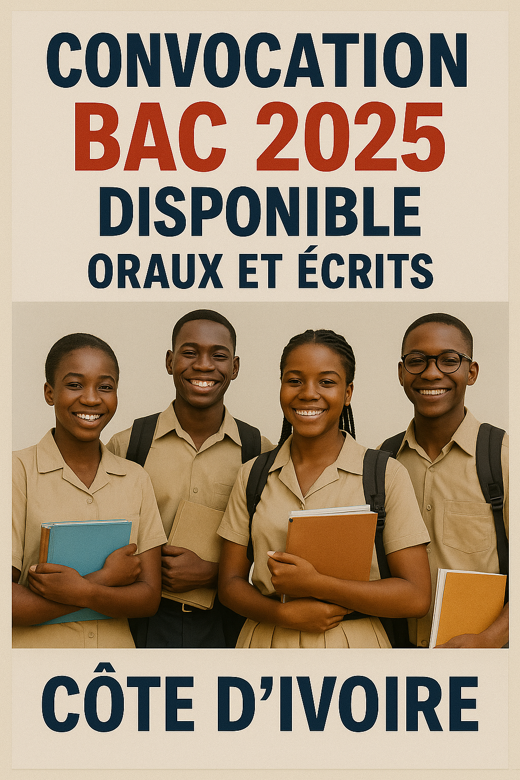 Convocation BAC (oral et écrite) 2025 disponible ici – Ablanian.com